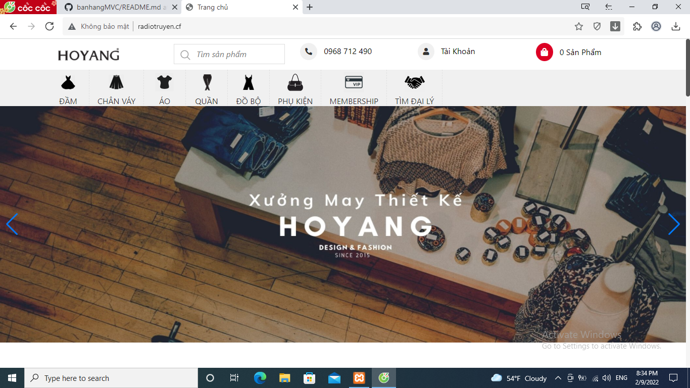 Github Thuc1997 Banhangmvc