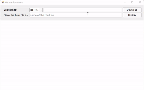 Github Lucayan0506 Website Downloader A Winform App That Download