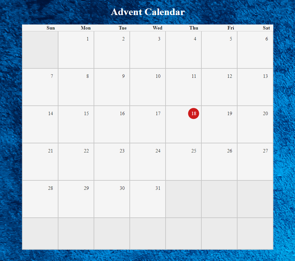 GitHub - VillageWebCompanyCIC/Advent-Calendar