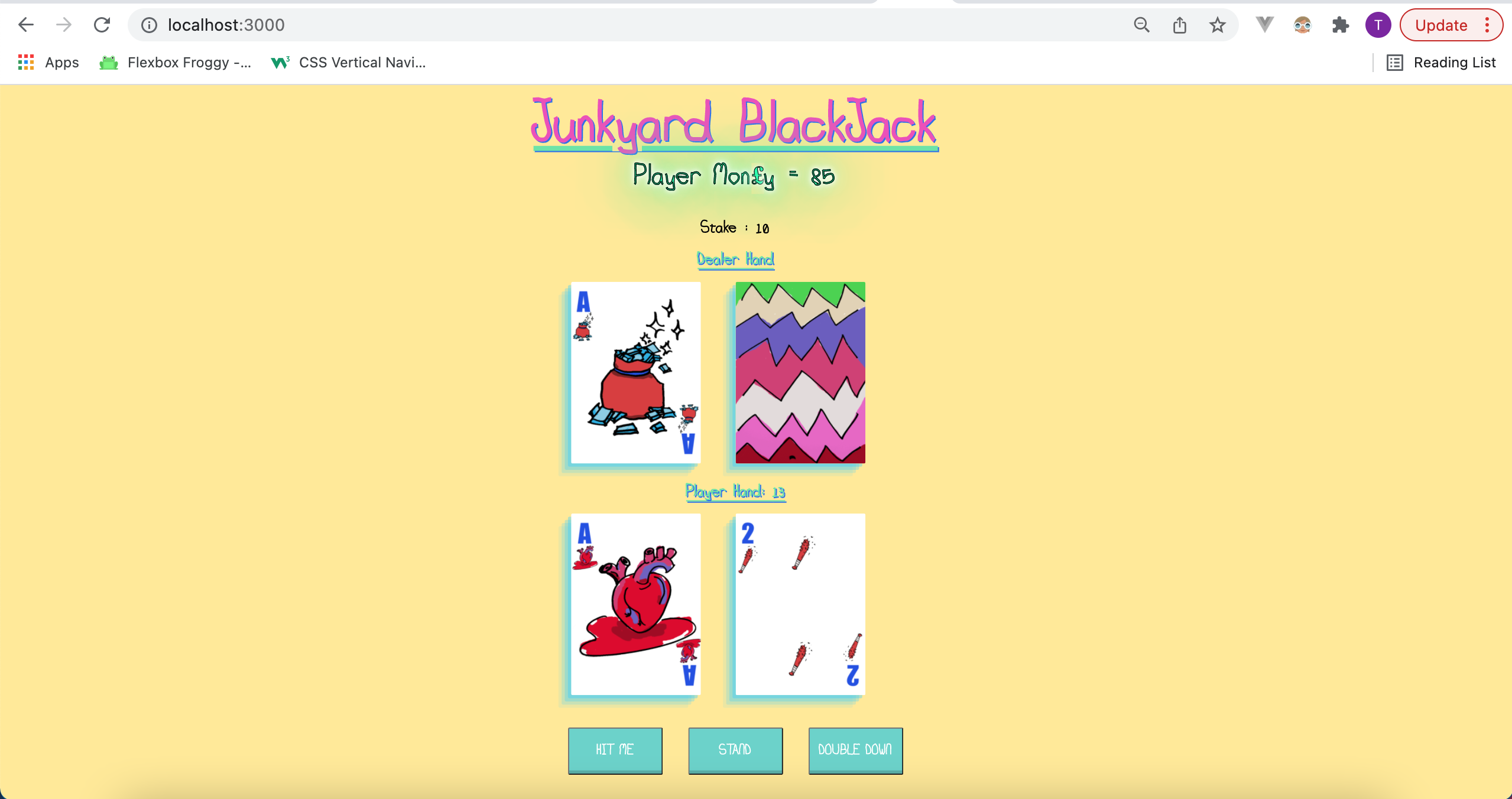 Github Tameramerblackjackjsreactfullstackapp