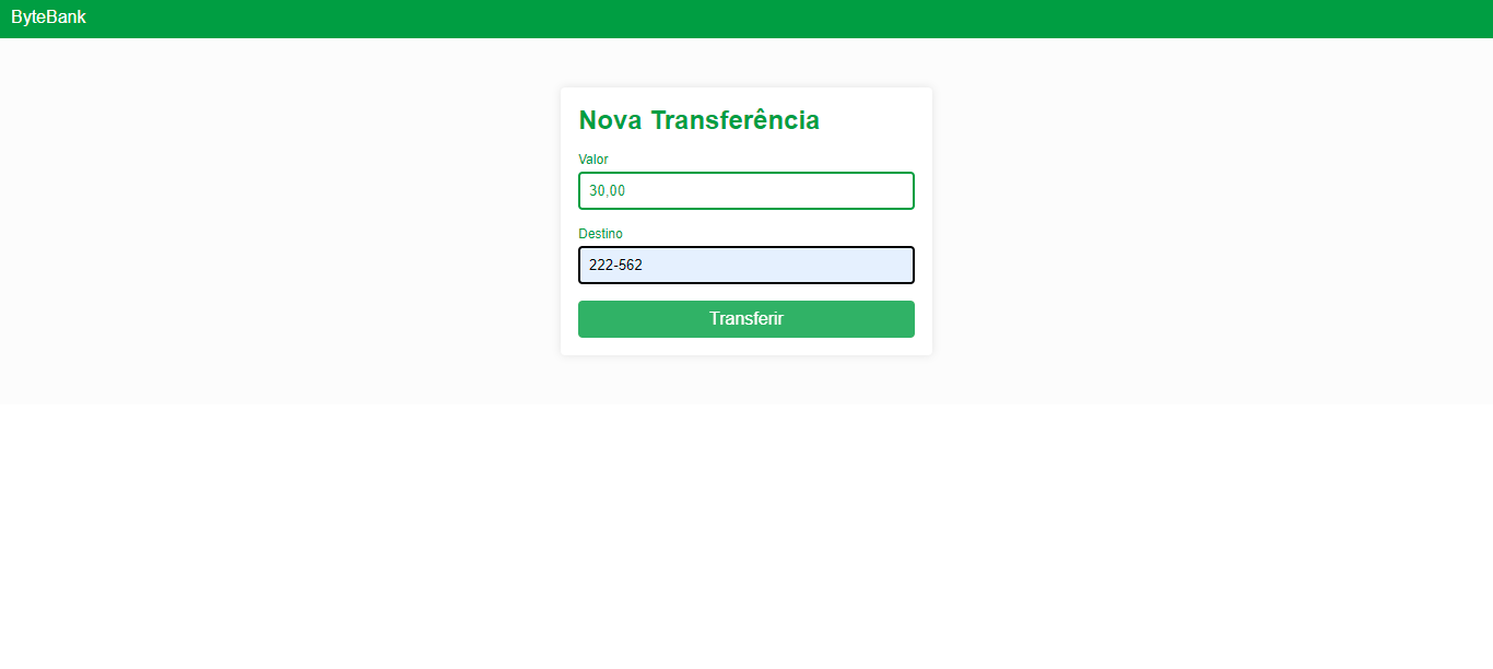 GitHub - MatheReis/Byte-Bank: A ideia do projeto é fazer um Banco Digital que realiza ...