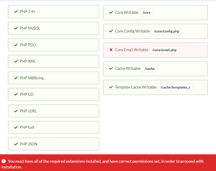 Installation issue · Issue #2898 · NamelessMC/Nameless · GitHub
