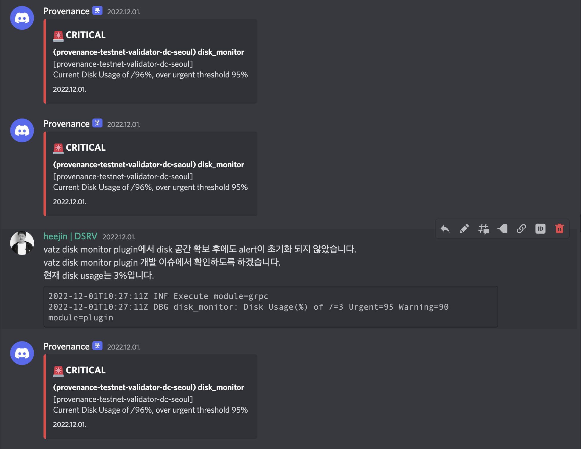 Sysutil - plugin - cannot recover from alert status · Issue #327 · dsrvlabs/vatz · GitHub