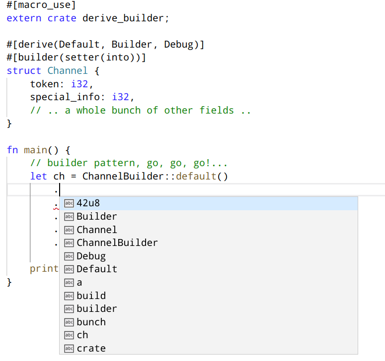 Support items generated by proc macros · Issue #1786 · intellij-rust/intellij-rust · GitHub