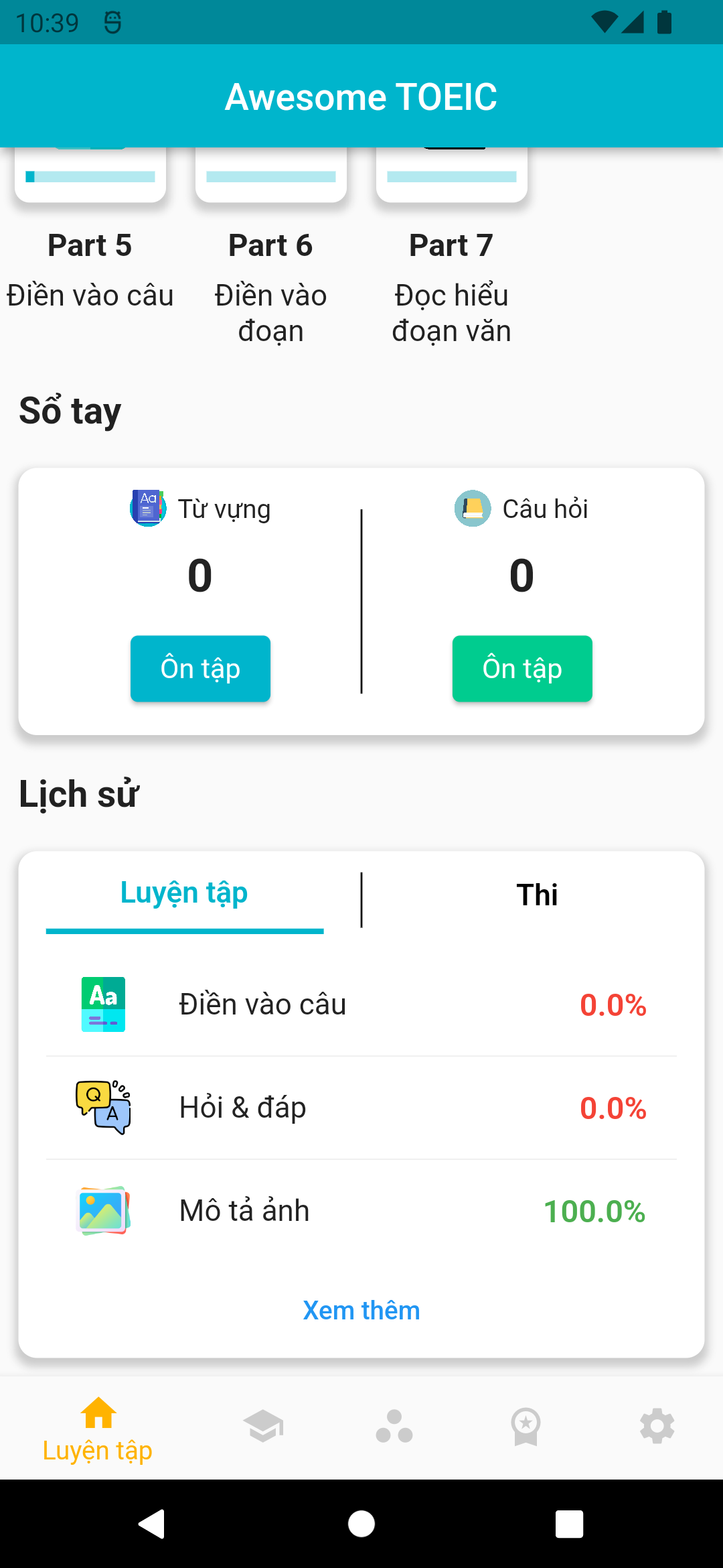 GitHub - Dat-TG/Awesome-TOEIC: A TOEIC practice app using Flutter and Firebase