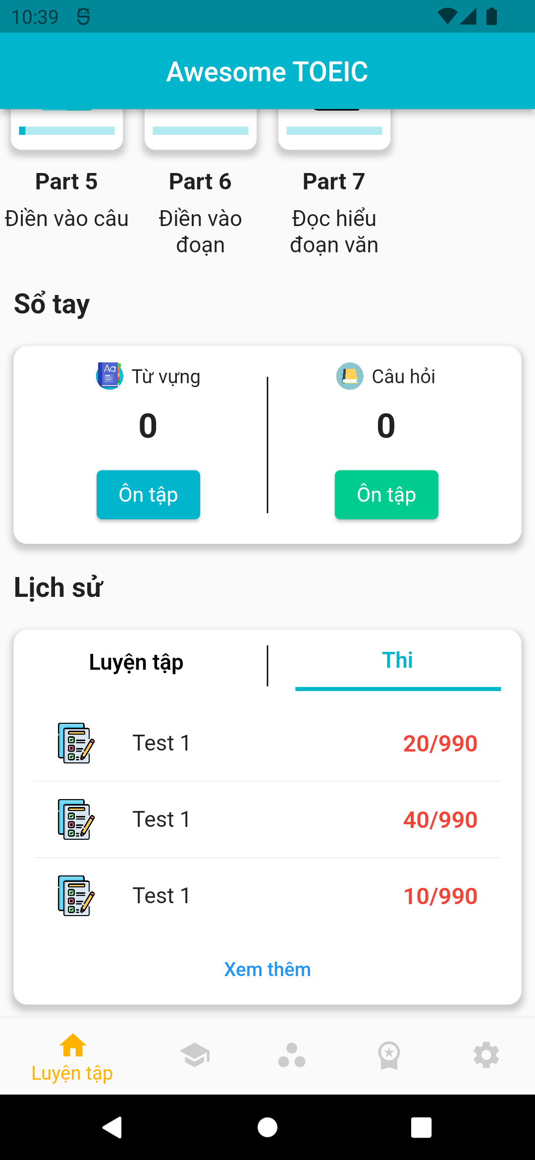 GitHub - Dat-TG/Awesome-TOEIC: A TOEIC practice app using Flutter and Firebase