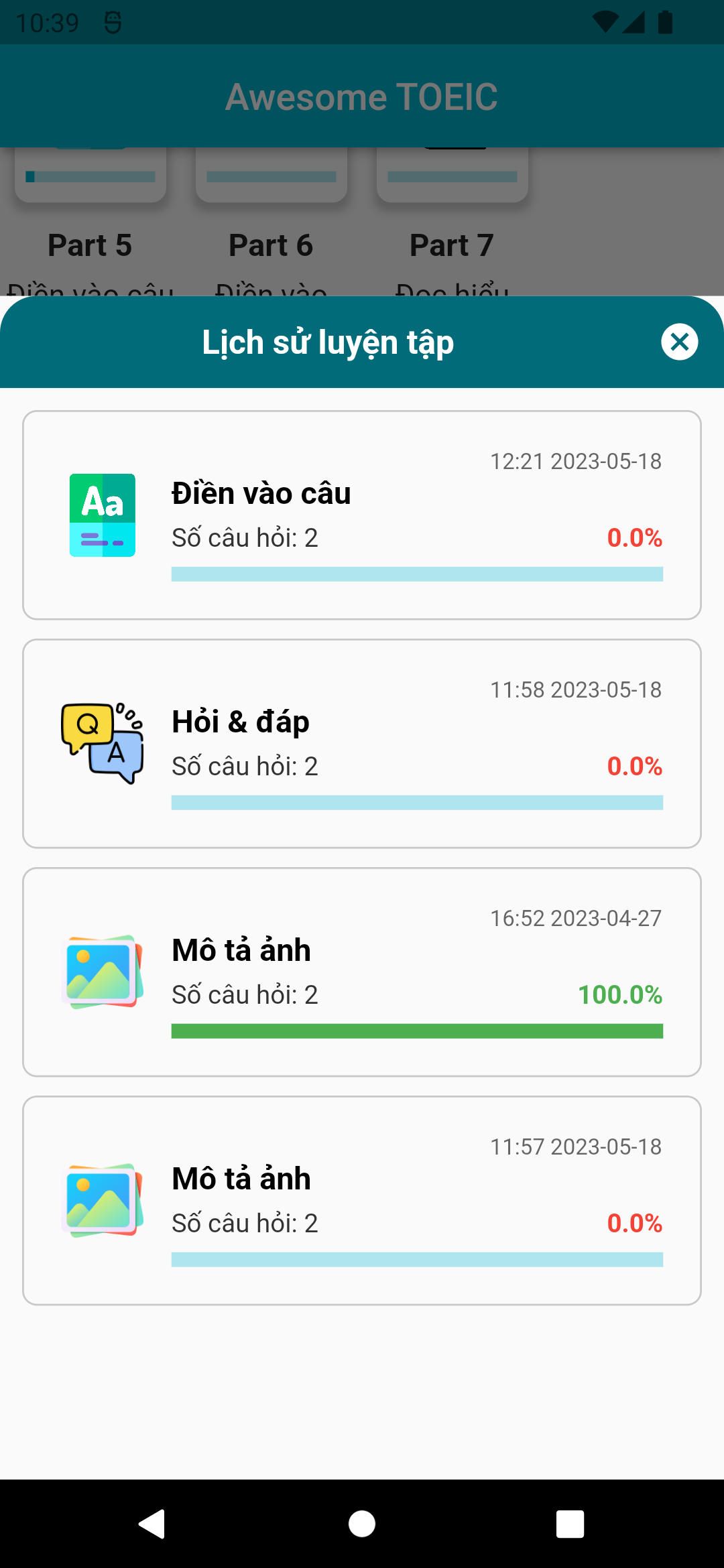 GitHub - Dat-TG/Awesome-TOEIC: A TOEIC practice app using Flutter and Firebase