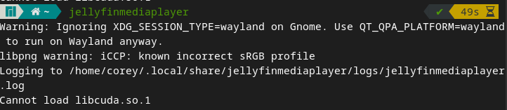Jellyfin Media Player fails to playback video on a RX 6700XT · Issue ...