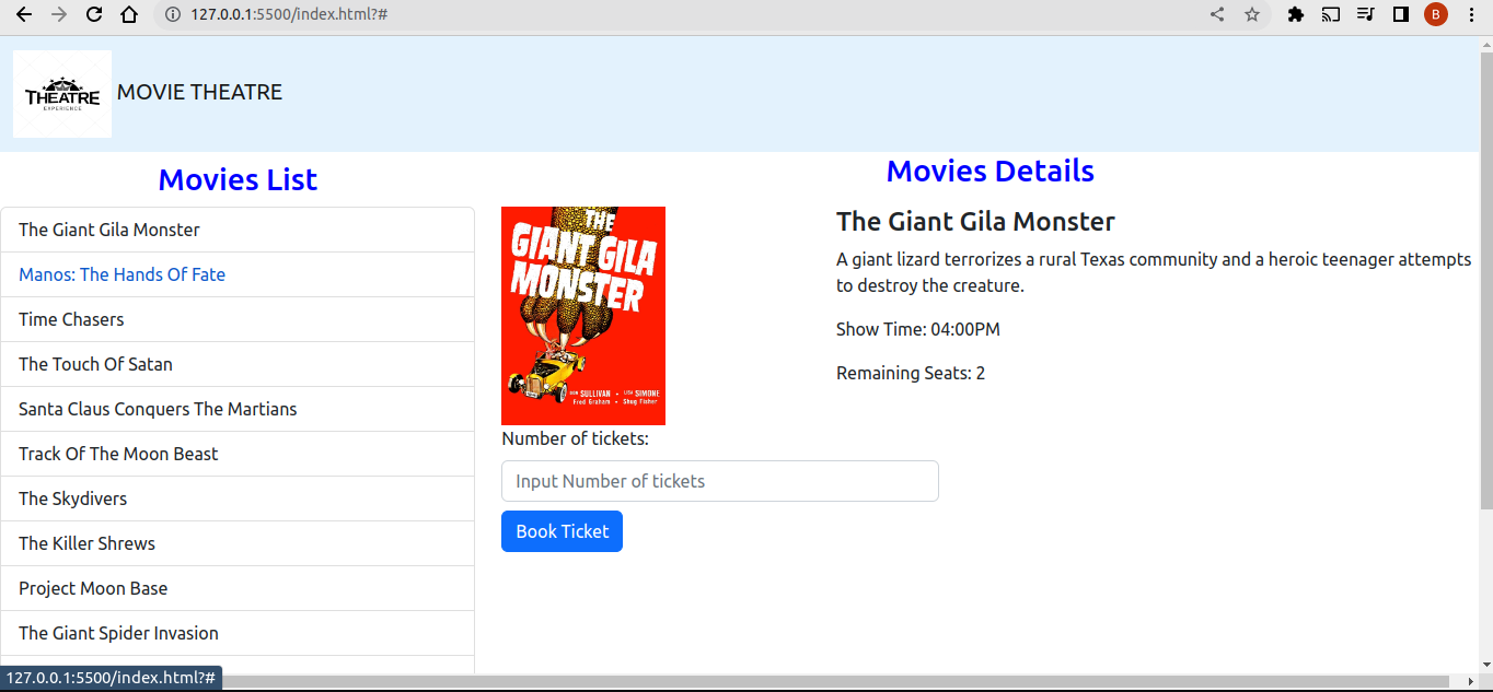 GitHub - Osorabrian/Flatiron-Movie-Theatre