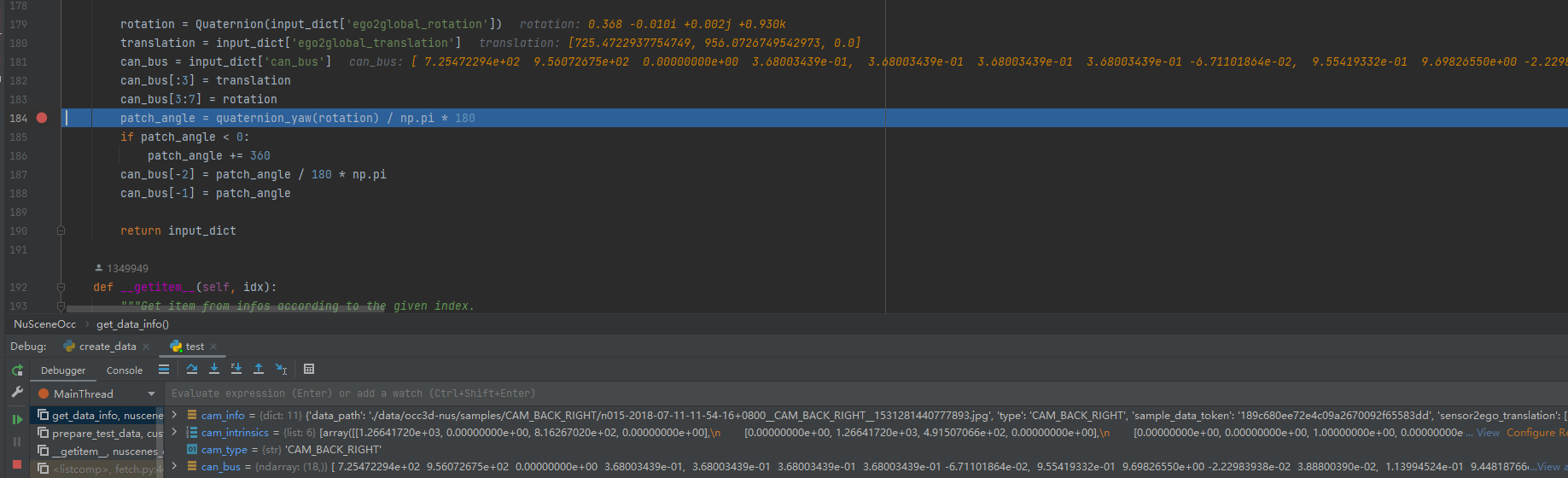 Bug in nuscenes_dataset.py · Issue #49 · CVPR2023-3D-Occupancy-Prediction/CVPR2023-3D-Occupancy ...