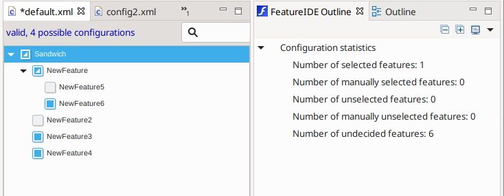 FeatureIDE Outline does not update for configuration changes · Issue #1251 · FeatureIDE ...