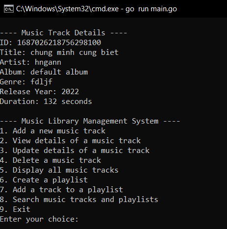 GitHub - ththanhtung/music-management-system-cli