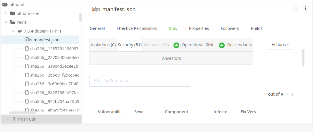 Multiple Vulnerabilities Found In Bitnamiredis704 Debian 11 R11 During Jfrog Scan · Issue 