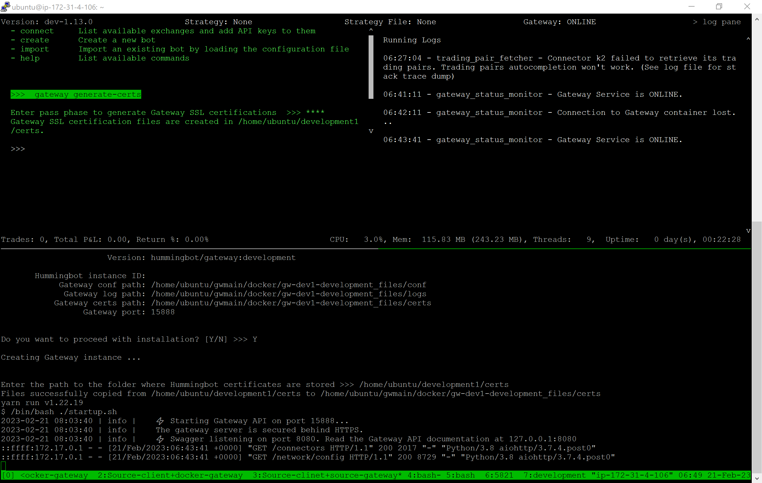 Failed To Create Multiple Containers With Same Tag Using Gateway