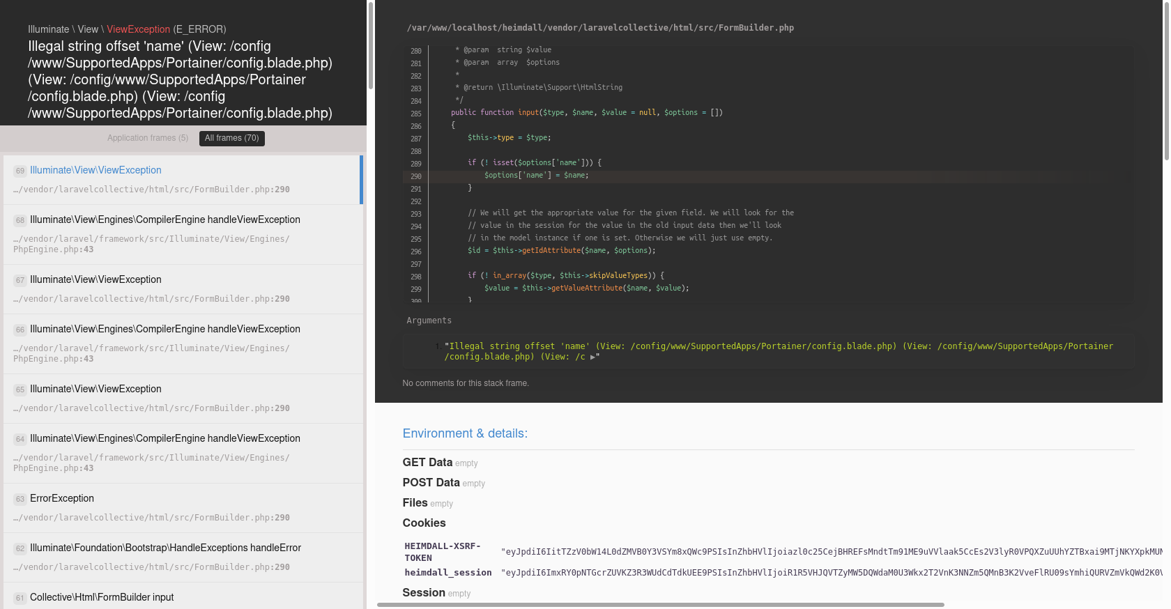 2.3.2 lost edit for portainer applications · Issue #767 · linuxserver/Heimdall · GitHub