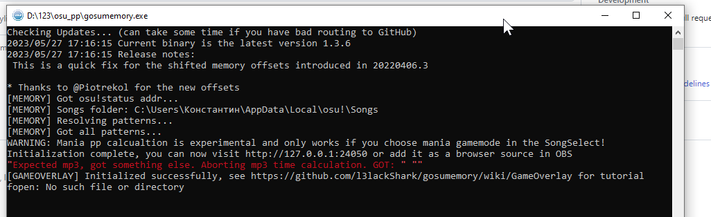 i download it and it doesn't work(last version) · Issue #200 · l3lackShark/gosumemory · GitHub