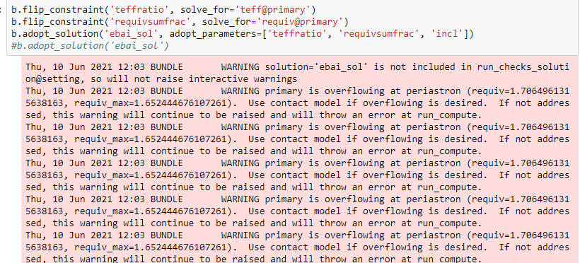 Periastron Overflowing When Adopting Solution · phoebe-project phoebe2 · Discussion #465 · GitHub
