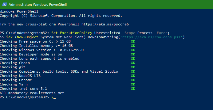 cannot run from cmd or through VS Code launch.json (when building on ...
