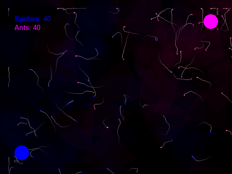 GitHub - rockaxx/Simulation-Ants-vs-Spiders