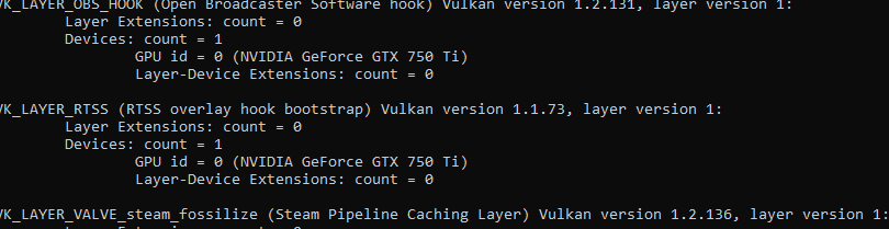 Vulkan: Project Manager crashes after some interaction when RivaTuner Statistics Server or MSI ...