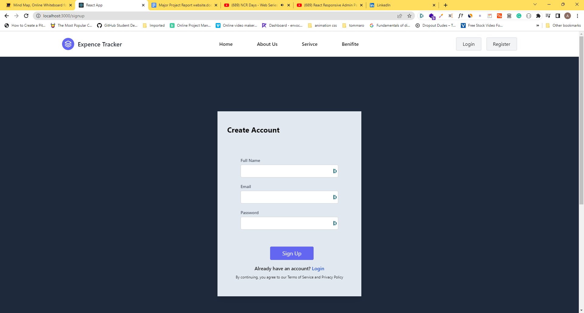 GitHub - Yashi201/personal-expence-tracker: personal expense tracker ...