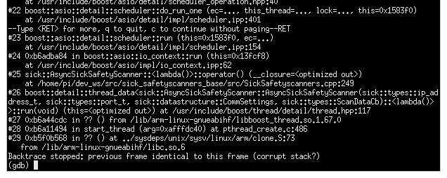 Crashing Node after launching · Issue #13 · SICKAG/sick_safetyscanners2 · GitHub