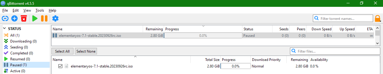 Torrents added with ''stop condition'' set to ''files checked'' always ...