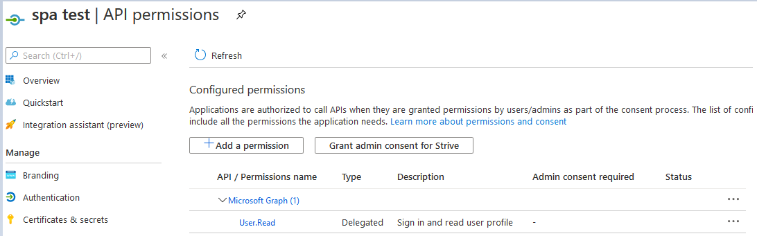 @azure/msal-angular does not prompt for Microsoft Graph Profile consent on login (even though ...