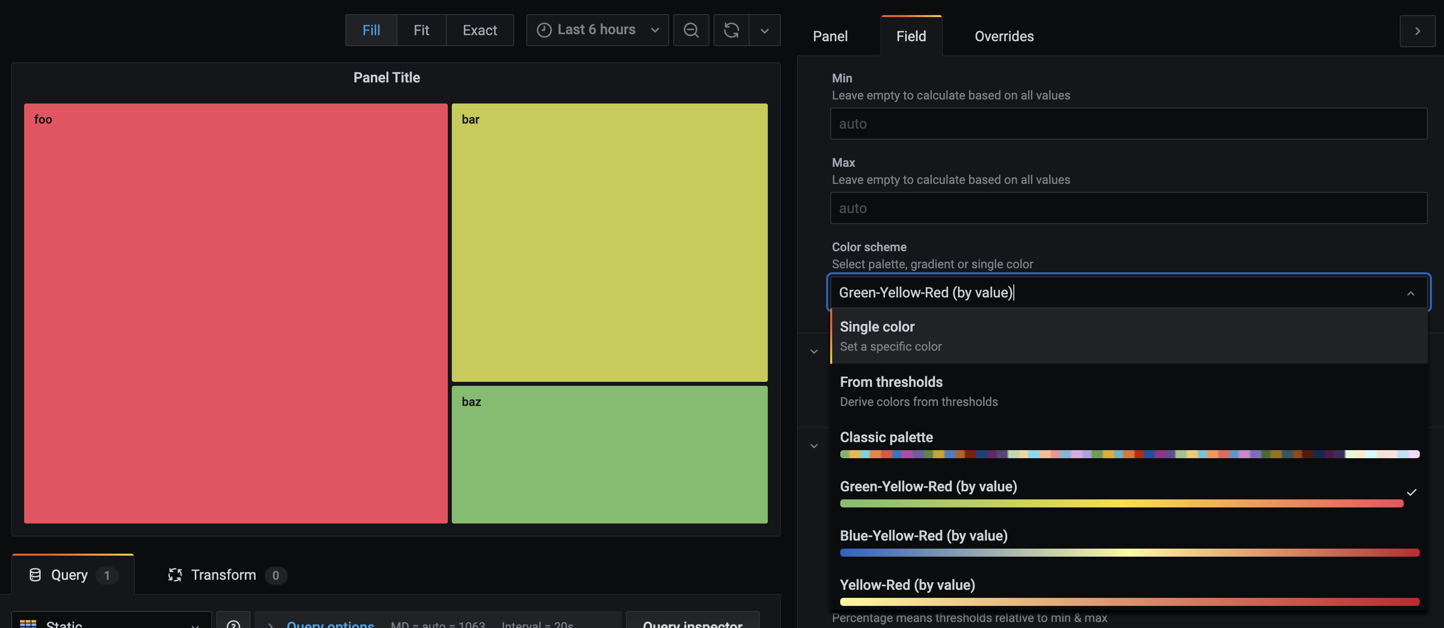 Control of color? · grafana grafana-treemap-panel · Discussion #11 · GitHub