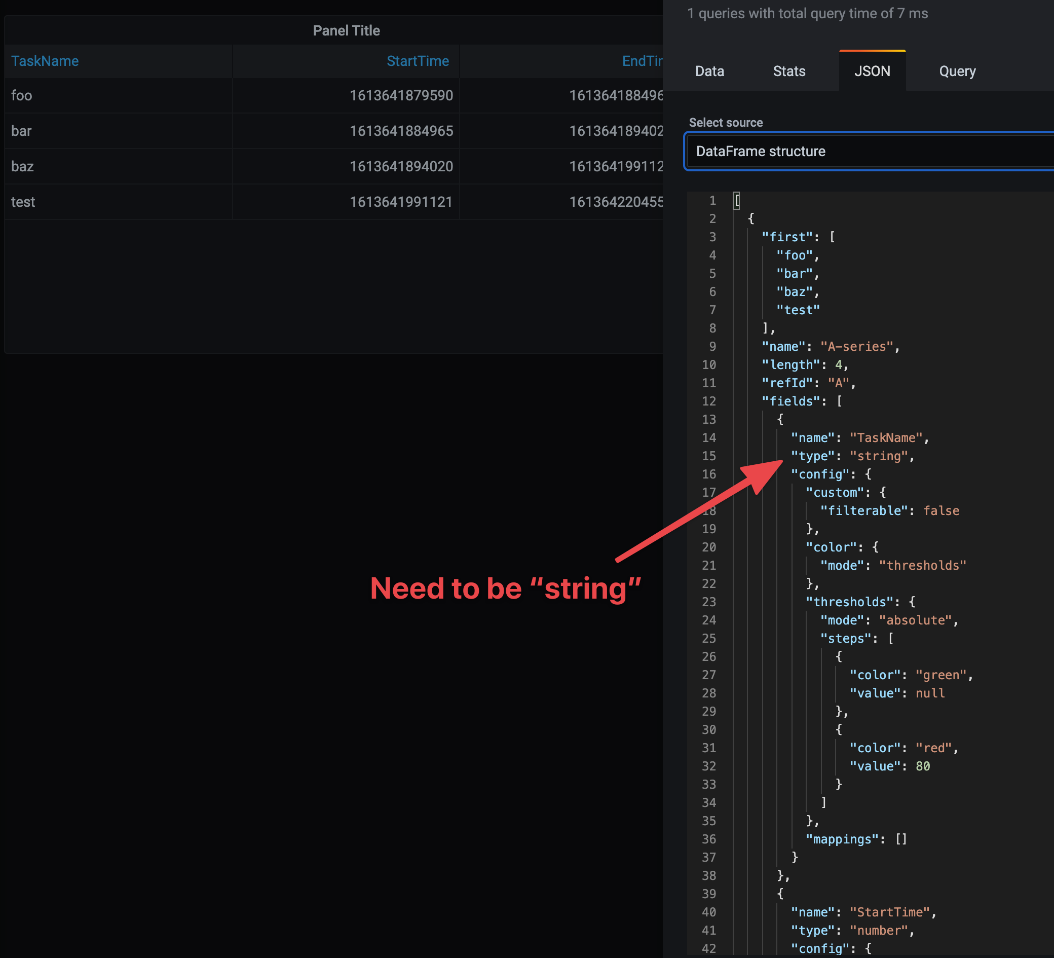 Need Help Gantt - Grafana - InfluxDB · marcusolsson grafana-gantt-panel ...
