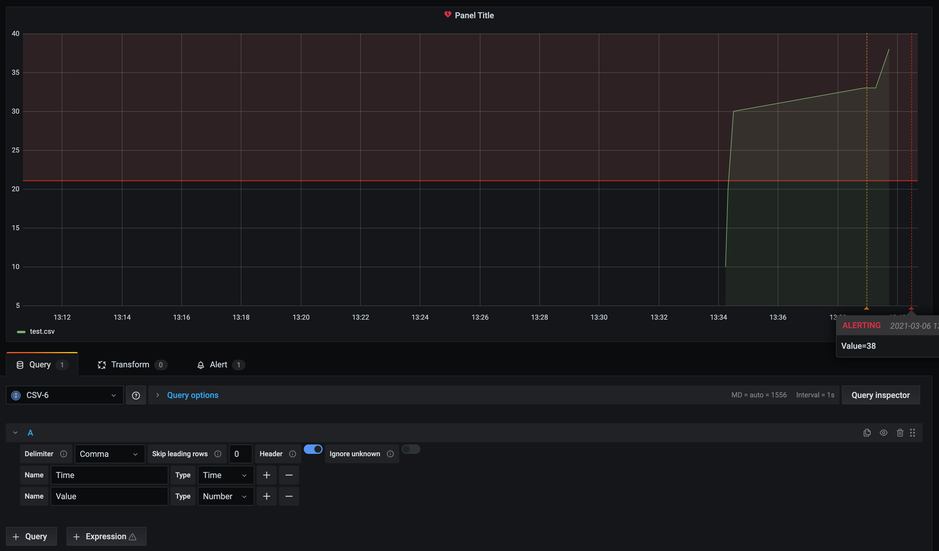 Possible To Alert On Values · Grafana Grafana Csv Datasource · Discussion 47 · Github