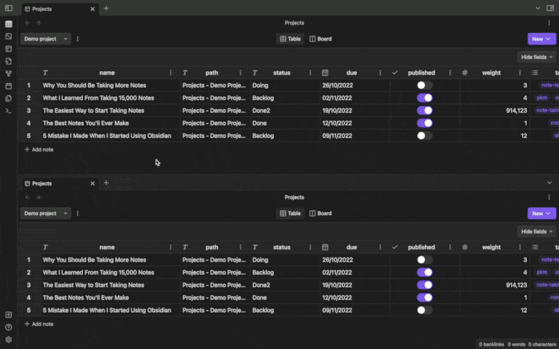 Split current projects view cause obsidian to stop working · Issue #67 · marcusolsson/obsidian ...