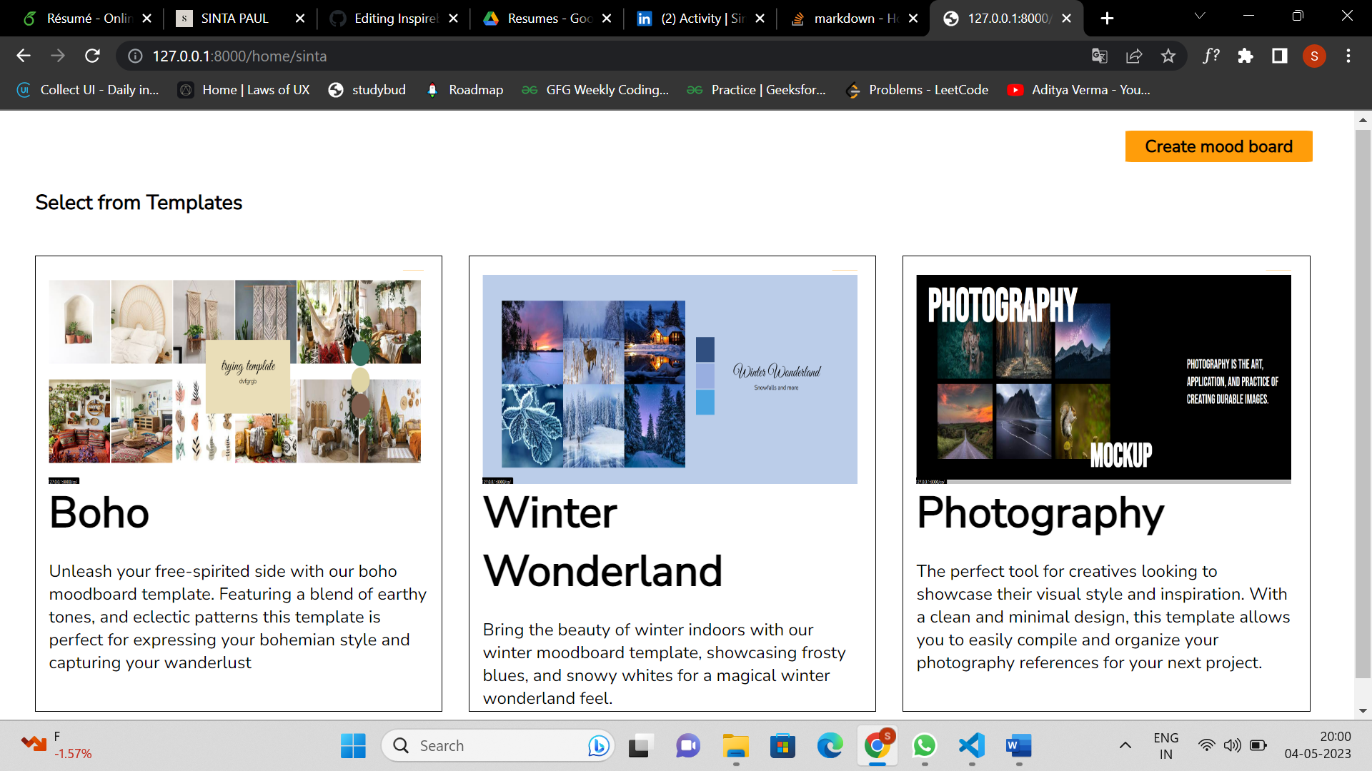 GitHub - Sinta-Paul/Inspireboard