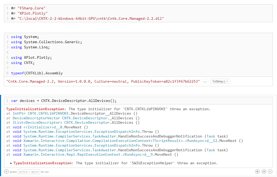 Getting Started With Cntk In C On Xamarin Workbooks · Issue 2588 · Microsoft Cntk · Github