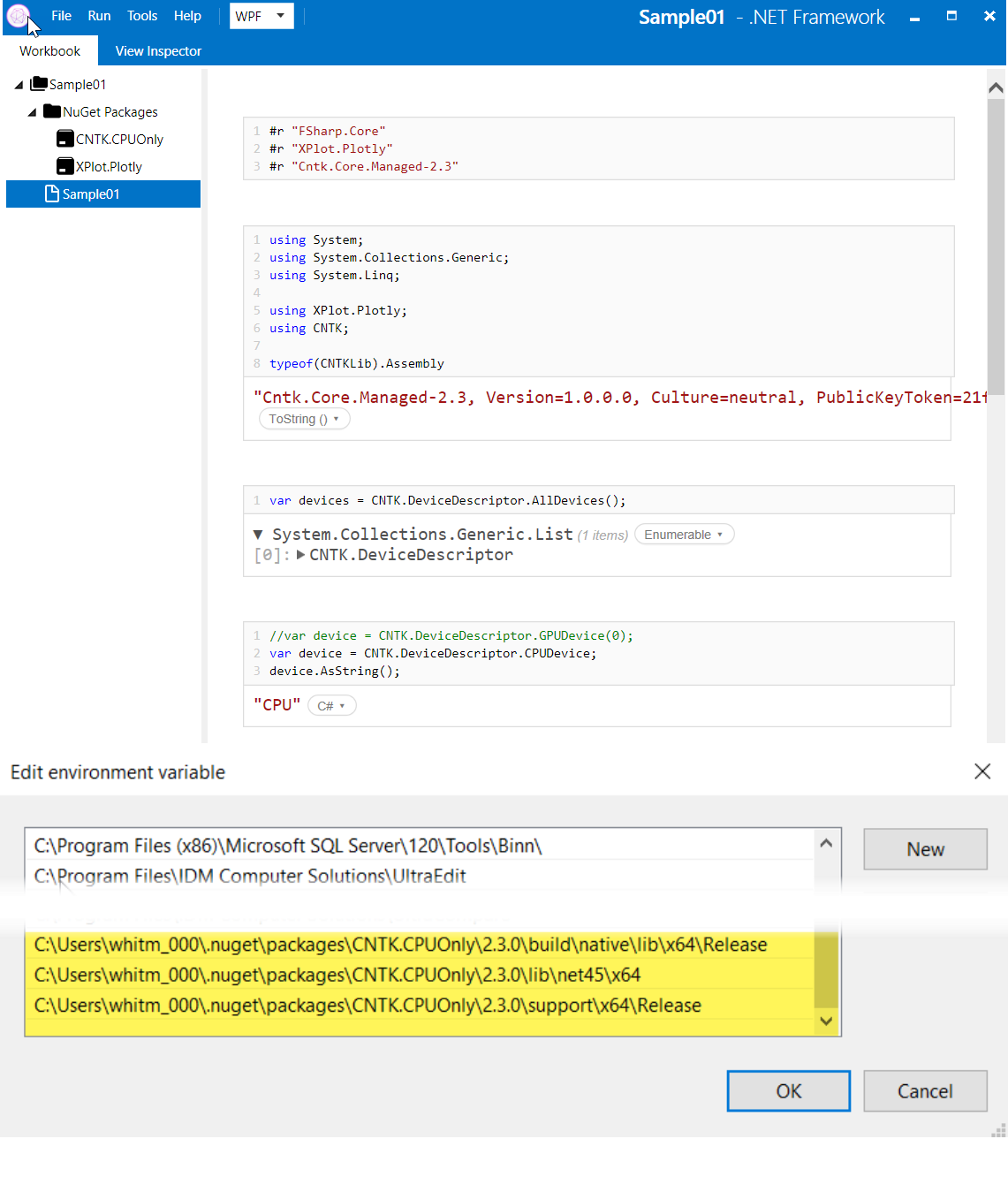 Getting Started With Cntk In C On Xamarin Workbooks · Issue 2588 · Microsoft Cntk · Github