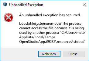 Unhandled Exception after stopping sim · Issue #168 ...