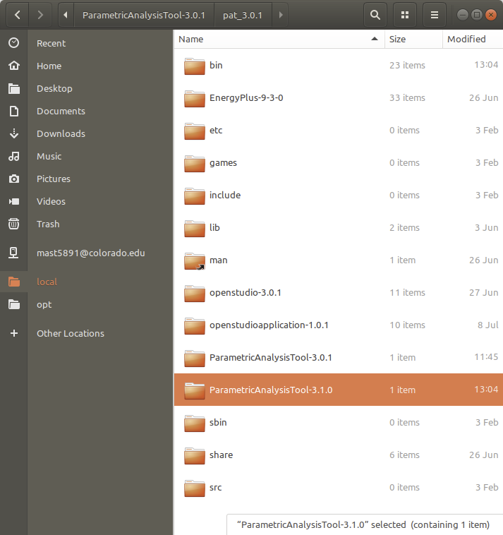 PAT does not work on Linux · Issue #56 · NREL/OpenStudio-PAT · GitHub