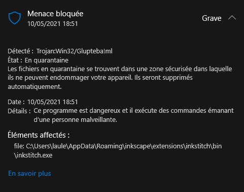Problem installing Trojan · Issue #1198 · inkstitch/inkstitch · GitHub