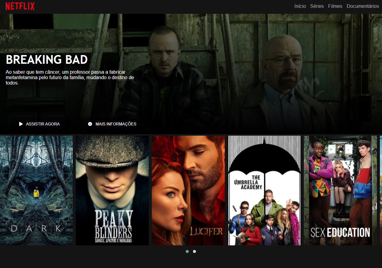 GitHub - karinebrito/interface-netflix: Recreating Netflix interface