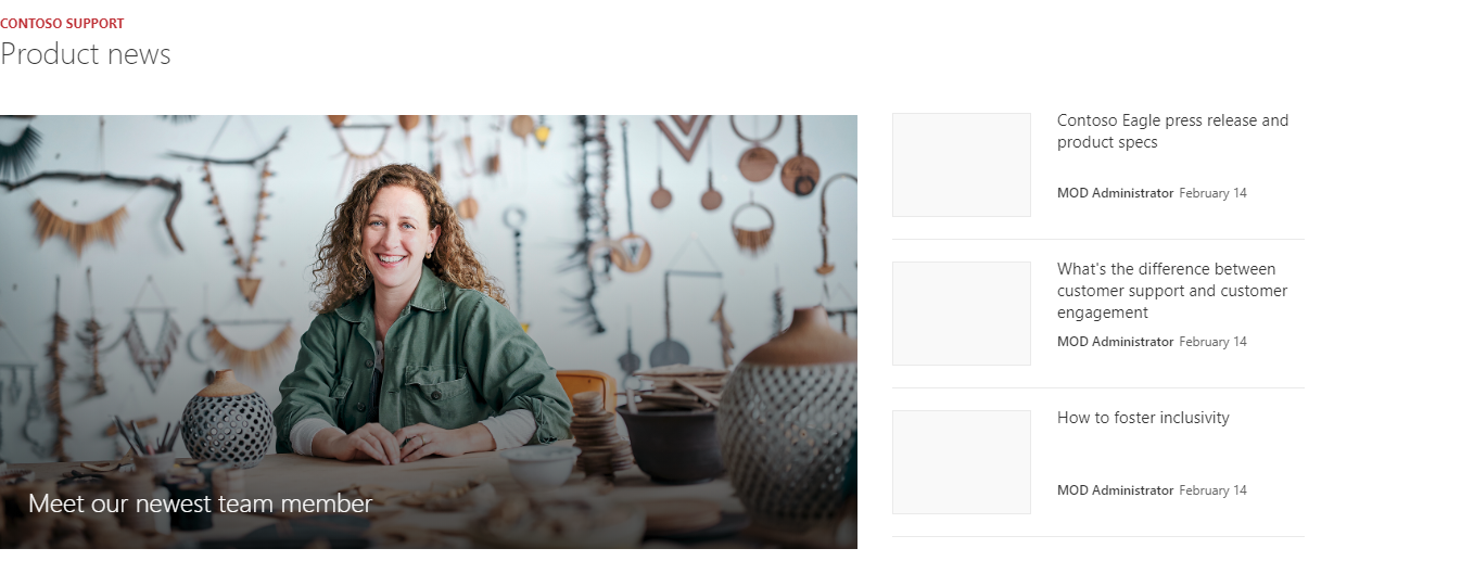 Contoso Team Site provisioned on SharePoint Provisioning Service ...