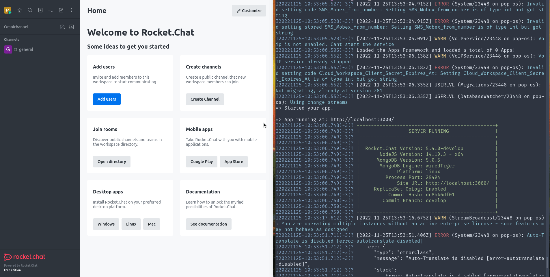 [5.4.0-rc.0] Administration -> Apps does not work · Issue #27346 · RocketChat/Rocket.Chat · GitHub