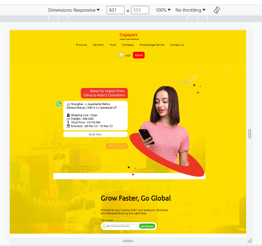 GitHub - Meenakunji/Cogoport-HomePage-Clone