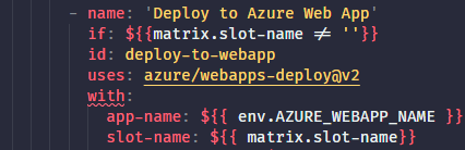 Azure webapp deploy claims 'images' is a required input for 'with' · Issue #58 · github/vscode ...