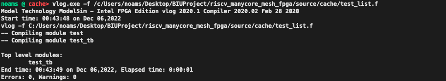 Cache - Add a simple TB & DUT to the Cache directory · Issue #47 · FPGA-MAFIA/fpga_mafia · GitHub