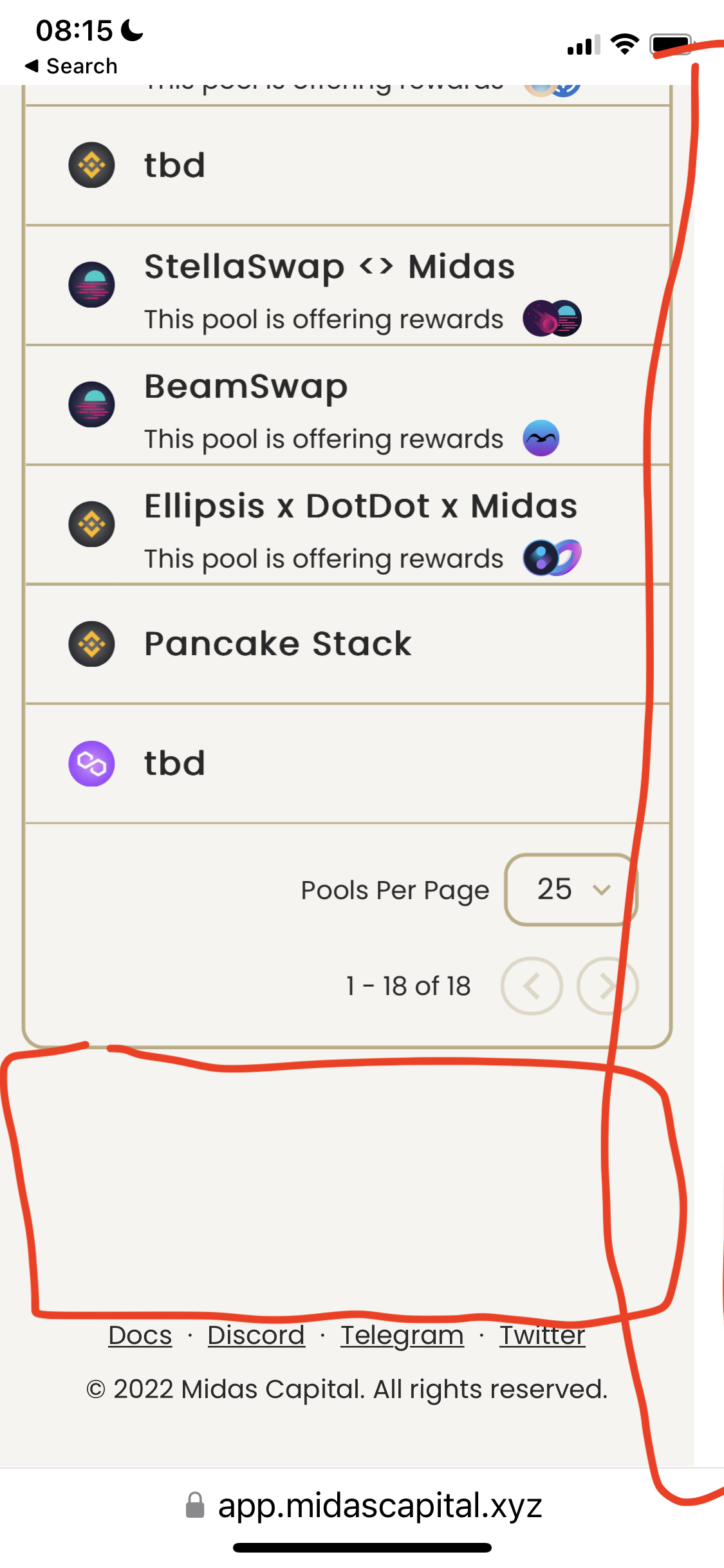 Bug: "Request New Feature" Button on Mobile · Issue #964 · Midas-Protocol/monorepo · GitHub