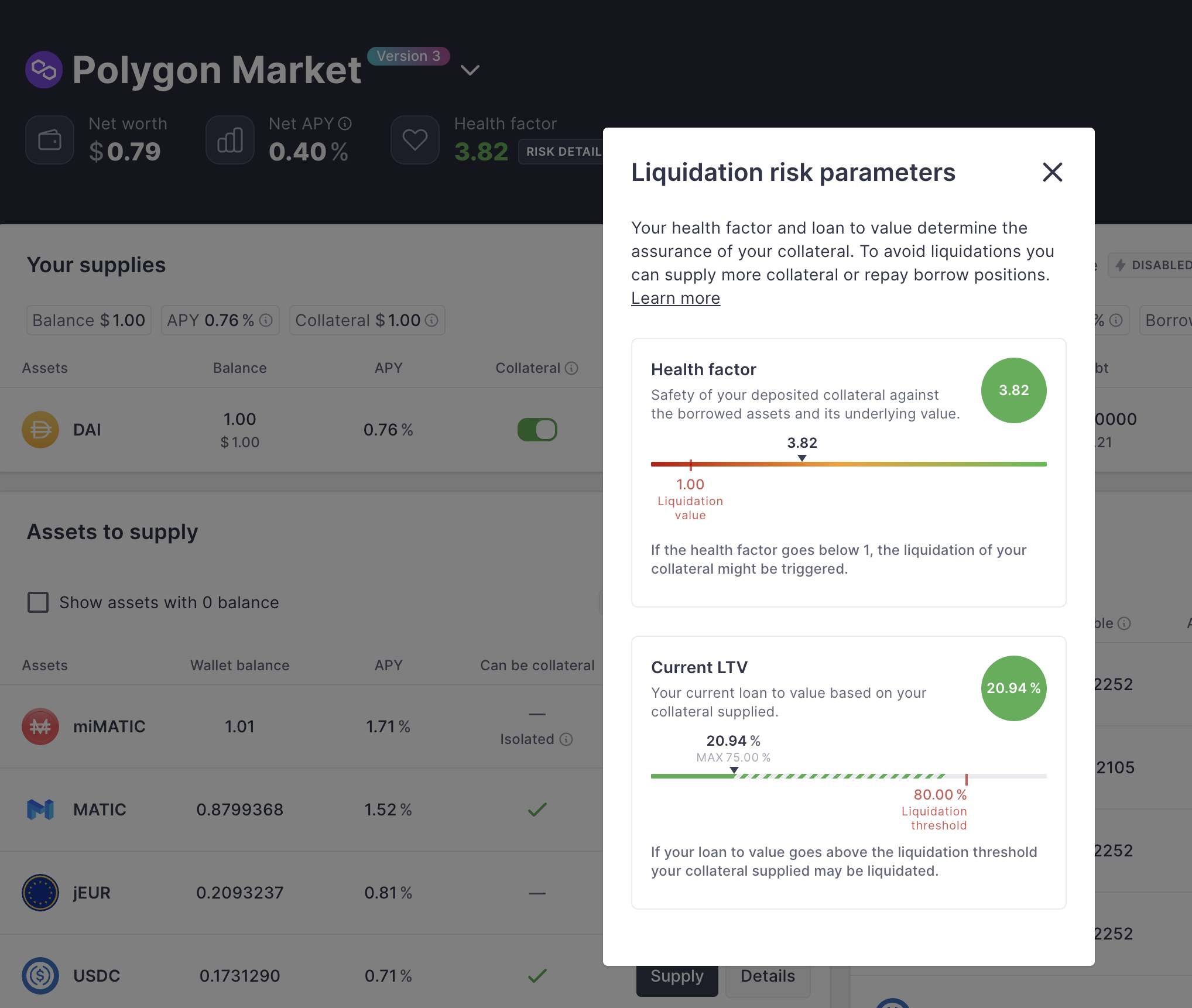 RESEARCH: Adapt Aave Health Factor · Issue #1091 · Midas-Protocol/monorepo · GitHub
