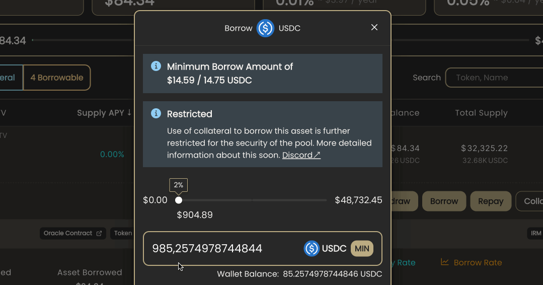 Use "Max Borrow" amount as Limit for Borrow Slider · Issue #1291 ...