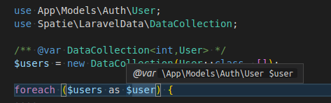 1.9.4 breaks generic type hint in array iteration · Issue #2462 · bmewburn/vscode-intelephense ...