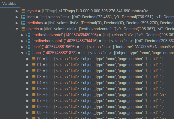 LTTextLine? · Issue #1 · jsvine/pdfplumber · GitHub