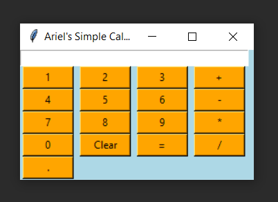 GitHub - rosentar/Simple-Calculator-Tkinter